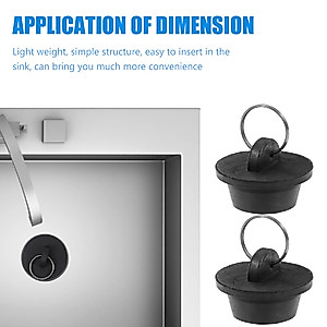 Angoily 5pcs Sink Plug Bathtub Stopper Plug Kitchen Sink Stopper Rubber Sink Stopper Bath Tub Drain Plug Bathtub Accessories Bathtub Plug Drain Stopper Tub Drain Stopper Bath Tub Stoppers