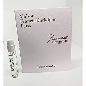 Maison Francis Kurkdjian Baccarat Rouge 540 EXTRAIT de Parfum Vial Sample Spray 2ml/ 0.06oz New