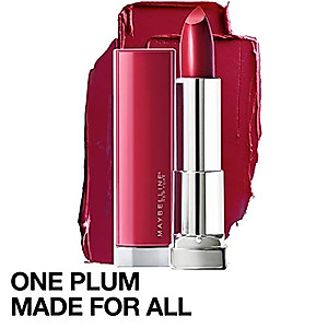Maybelline New York Color Sensational Made for All Lipstick,388 Plum For Me, Satin Purple Lipstick