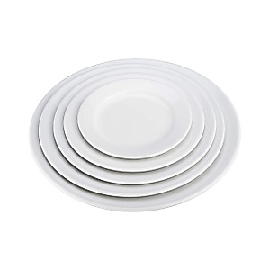 BIA Cordon Bleu 901603S4SIOC Bistro Bread and Butter Plate, Set of 4, 6-inch Diameter
