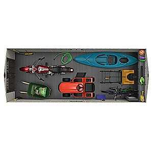 Lifetime 60127 20 x 8 Ft. Outdoor Storage Shed, Desert Sand