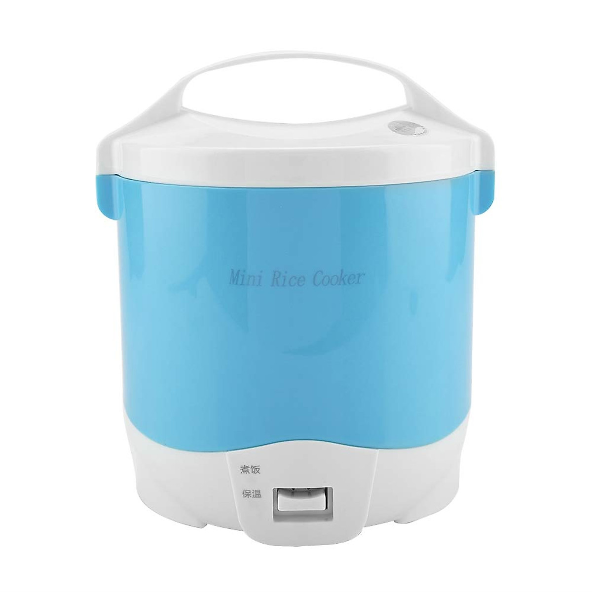Shipenophy 24V 180W 1.6L Electric Portable Multifunctional Rice Cooker Food Steamer Multi Cooker Rice Grain Cooker for Cars Trucks (Blue)