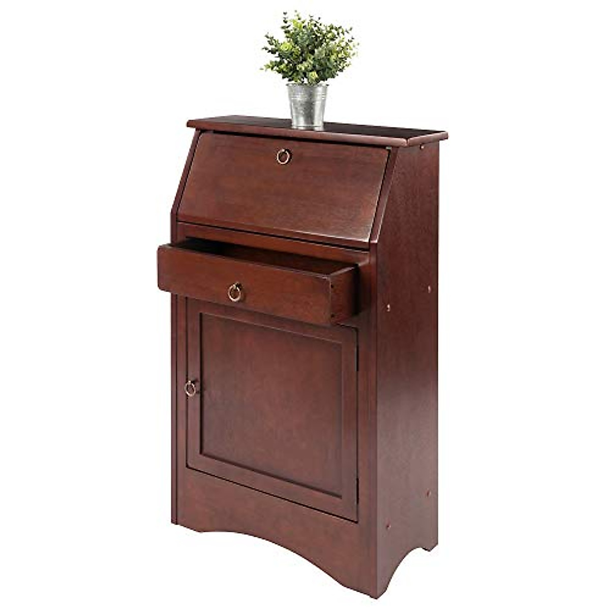 Winsome Wood Regalia Home Office, Walnut, Secretary Desk