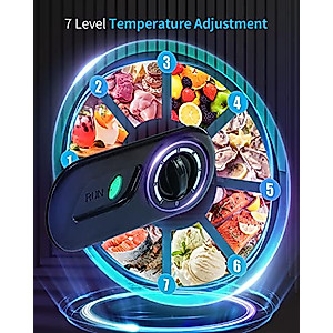 TABU Chest Freezer, 5.0 Cu Ft Deep Freezer with Removable Storage Basket, Black Top Open Door Freezer with 7 Level Adjustable Temperature, Compact Freezer with Top Open Door (Black)