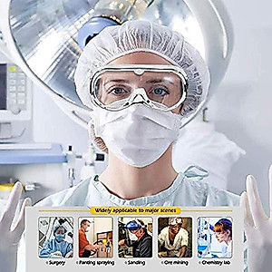 Safety Glasses Over Prescription Goggles Lab Anti Fog Anti Scratch Eye Protection Glasses Chemistry Protective Eyewear For Science Onion Goggles For Women Woodworking welding