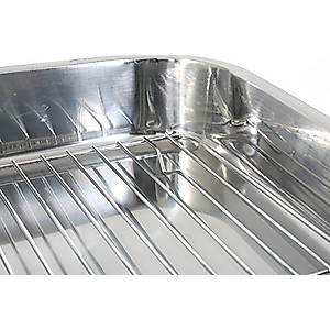 ExcelSteel 591 Roasting Pan, Stainless