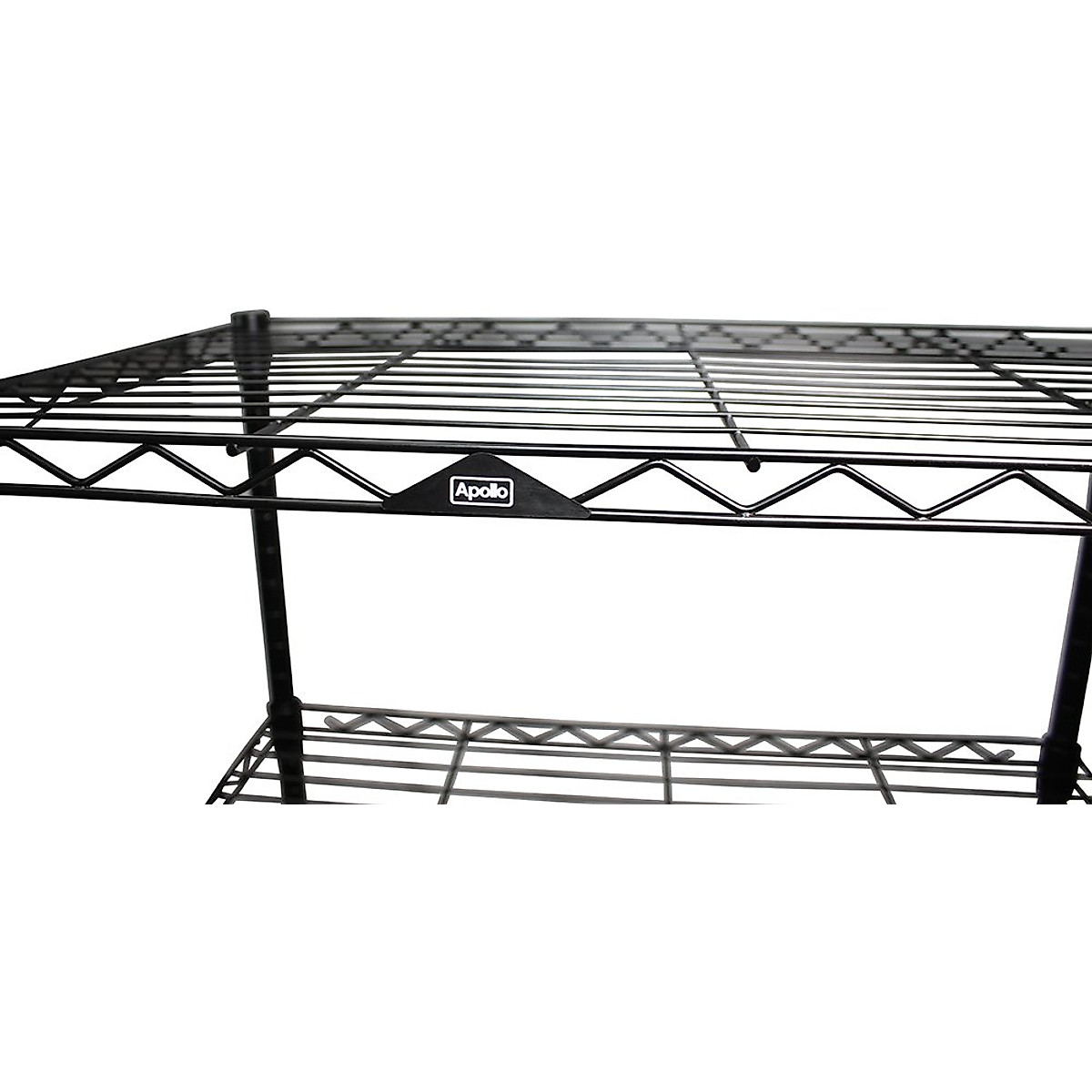 Apollo Hardware Black 5-Shelf Wire Shelving 24"x14"x60" (Black)