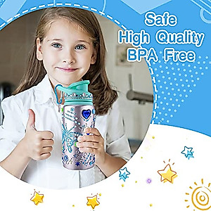 Gift for Girls, Decorate Create Your Own Water Bottle Kits for Girls, Girls DIY Arts and Crafts Kits Supplies Toys for Children Ages 4-6-8-12, Birthday Valentines Gifts for Kids Daughter Gift Ideas