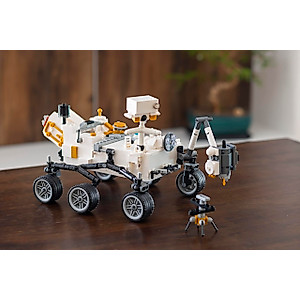 Brick Loot Officially Licensed NASA Mars Rover Perseverance Model Kit, Toy Car Building Blocks, STEM Kits, Space Gifts for Adults or Kids 6 +, Compatible with Lego and Other Major Brands, 603 Pieces