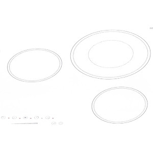 Summit Appliance CR5B30T8W 30" Wide 5-Burner Radiant Cooktop, White, Ceramic Glass Surface, Digital Touch Controls, 9 Power Levels, Programmable Timer, Residual Heat Indicator, 208-240v Operation