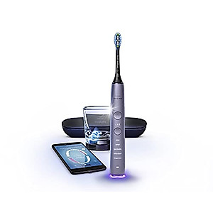Philips Sonicare DiamondClean Smart 9500 Rechargeable Electric Power Toothbrush, Grey, HX9924/41