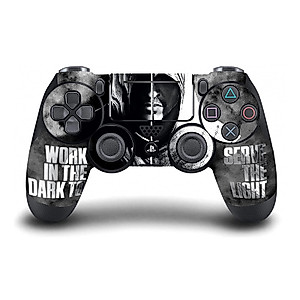 Head Case Designs Officially Licensed Assassin's Creed Half Legacy Typography Vinyl Sticker Gaming Skin Case Cover Compatible With Sony PlayStation 4 PS4 Console and DualShock 4 Controller Bundle