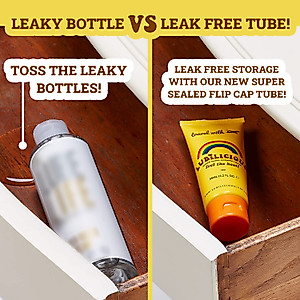 Lubilicious Warming Lube Flip Top Tube 3.2 oz – Water Based Lubricant for Gentle Warming Lubrification for Her – Personal Lubricant and Water Based Lube – Trusted Lubricants for Privacy