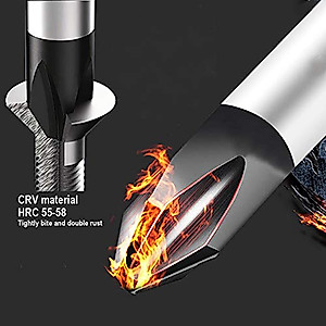 Edward Tools Harden PRO Magnetic Screwdriver Set of 6 Screwdrivers - 3 Slotted / 3 Phillips - Magnetized Heavy Duty CRV Tight Bite Non Rust Tips - Screwdriver Sets include ErgoGrip Handles