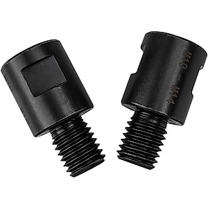 Bestgle 2Pcs Angle Grinder Attachment M14 Male Thread to M10 Female Thread Adapter Converter for Angle Grinder Polisher Diamond Core Bit Interface Converter