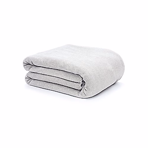 Arus Home Collection Cotton Blend Double Sided Reversible Luxury Throw Blanket Gray-Ivory 60"X80"