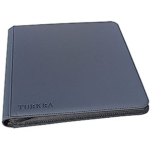 TURKRA Premium Card Binder,12-Poket Card Holder Album with Zipper, Side Loading 480 Pocket Binder for Trading Cards and Sports Cards (Black)