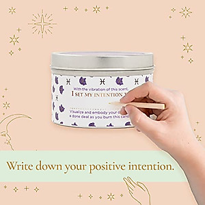 Magnificent 101 Pisces Zodiac Sign Candle – Scented Soy Wax – Choose Your Birthdate – Make Great Gifts for Horoscope Astrology Fans – 6oz Tin Holder Ideal for Men’s and Women’s Décor Styles