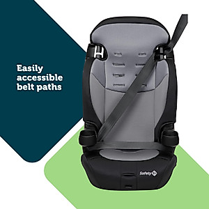 Safety 1st Grand 2-in-1 Booster Car Seat, Forward-Facing with Harness, 30-65 pounds and Belt-Positioning Booster, 40-120 pounds, Sunrise Coral