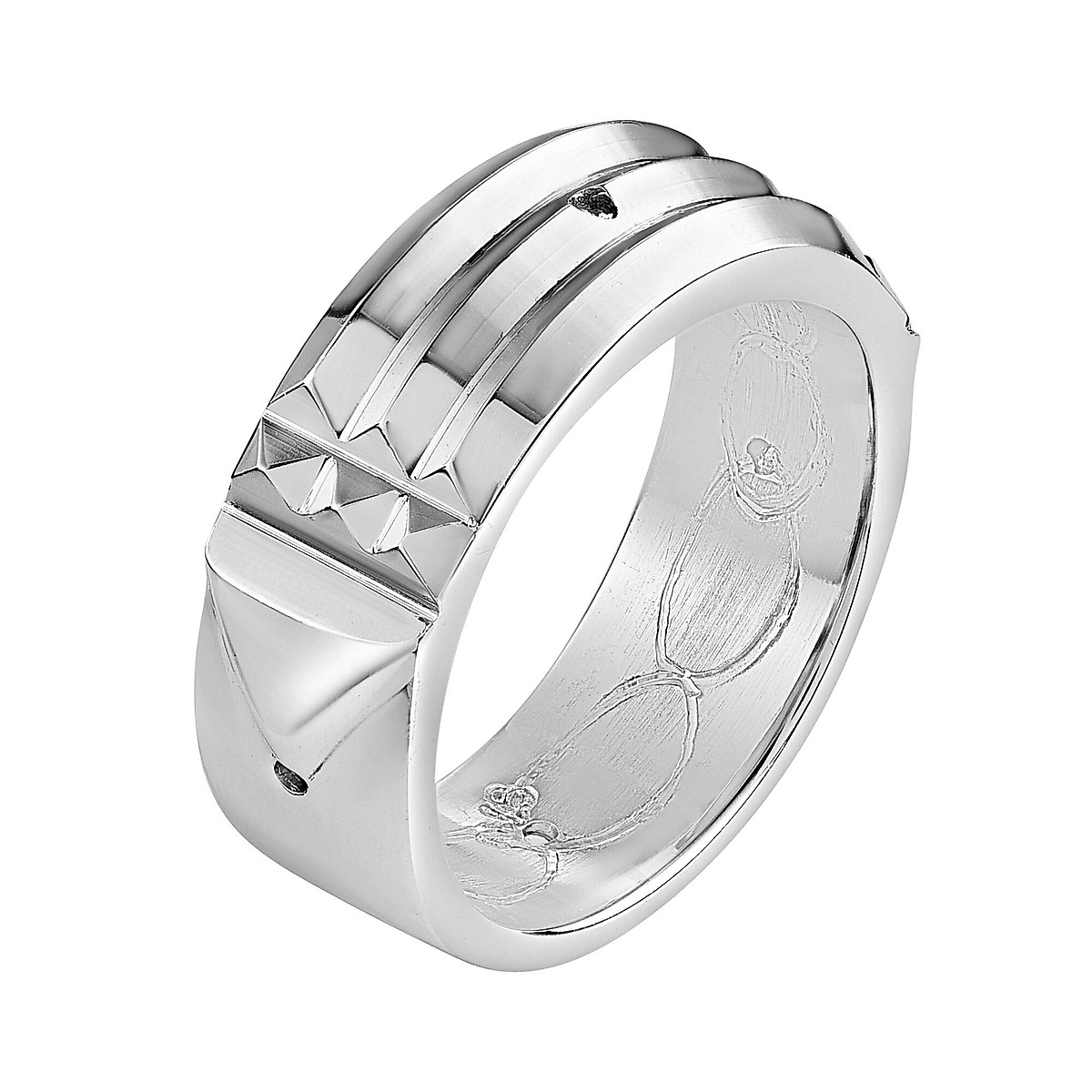 Atlantis Ring (Anillo Atlante) 970 Silver Shine/Plata 6mm Wide 2mm Thick (9)