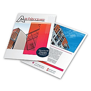 Office Depot Professional Brochure And Flyer Paper, Glossy, 8 1/2in. x 11in., 50 Lb, Pack Of 100 Sheets, 124213