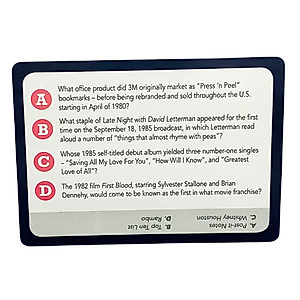 You Gotta Know 1980s - Trivia Game