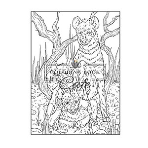 100 Wildlife Scenes: An Adult Coloring Book Featuring 100 Most Beautiful Wildlife Scenes with Animals, Birds and Flowers from Oceans, Jungles, Forests and Savannas