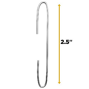 50 Pack Christmas Ornament Hooks – Great Ornament Hangers for Christmas Tree Decoration (Silver)