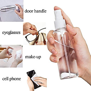 20 Pack Clear Spray Bottle, Cleaning Products,Travel,Dispensing Makeup Liquid,Reusable