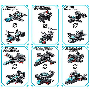 VATOS STEM Robot Building Toys, 577 PCS Construction Toys 25-in-1 STEM Toys for 6 Year Old Boys Creative Building Bricks Engineering Vehicles Blocks Kit for Kids Age 6 7 8 9 10 11 Year Old