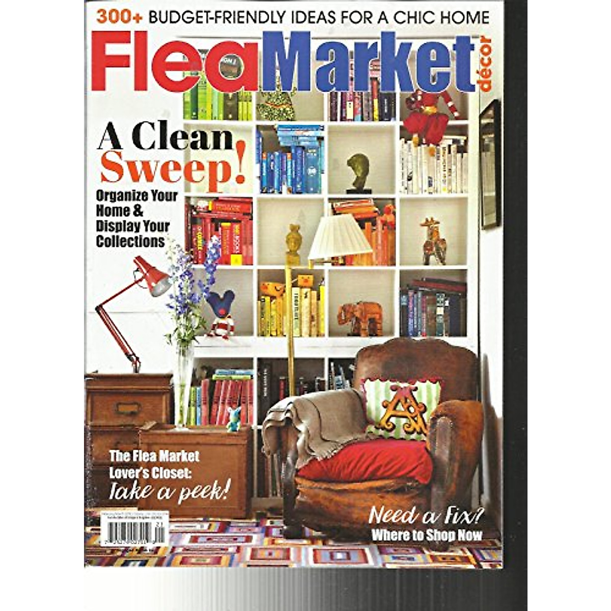 FLEA MARKET DECOR MAGAZINE, A CLEAN SWEEP ! FEBRUARY/MARCH, 2018