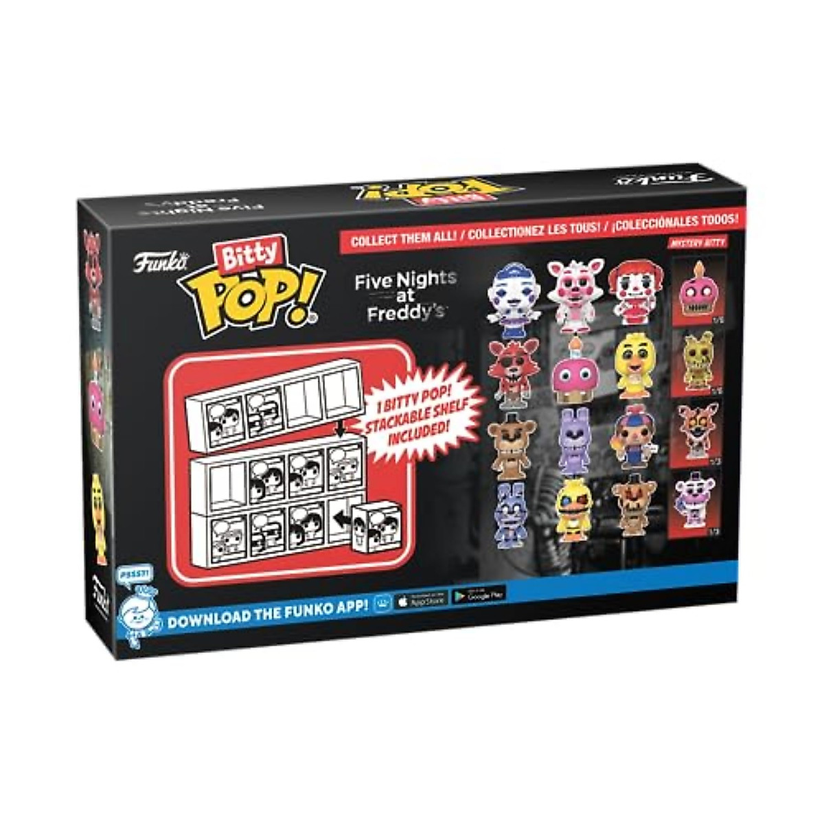 Funko Bitty POP! Five Nights at Freddy's (FNAF)- Freddy and A Surprise Mystery Mini Figure - 0.9 Inch (2.2 Cm) Collectable - Gift Idea - Cake Topper