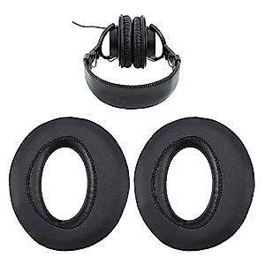 1 Pair Earpads Compatible with Sony MDR-RF970 960R 925R 860F 865R Headphones Replacement Leather Soft Foam Ear Cushions Headset Repair Parts Black