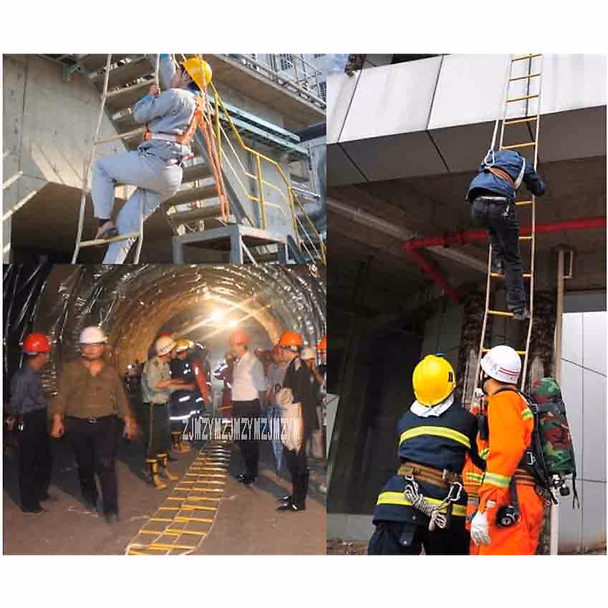 FGQCBBYC Rope Ladder,Fire Escape Ladder, Escape Ladders Nylon Home Climbing Engineeladder Portable Emergency Escape Ladder Durable Fire Escape Ladder/3M/10Ft