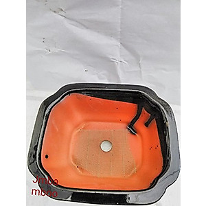 Jmbamboo - Black Ceramic Bonsai Pot - Rectangle Indented Corners 6 X 4.5 X 3 Unique Design From Jmbamboo
