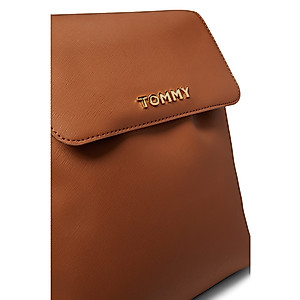 Tommy Hilfiger Kendall II Flap Backpack-Saffiano PVC Black One Size