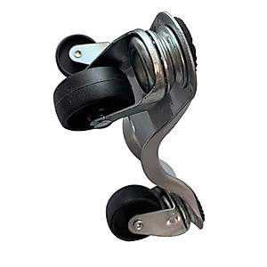 6-Inch Steel Tri-Dolly, 3 Wheel Furniture Dolly, Furniture Mover's Dolly, Triangle Dolly, Easy Moving System Great for Moving Furniture & Appliances, Durable and Easy to Use 2 Pack