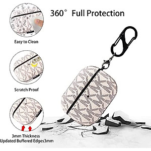 AirPods Pro 2nd Generation Case with Keychain, Luxury Newest Full-Body Hard Shell Shock-Absorbing Airpods Pro 2 Protective Cover Wireless Charging Case [Front LED Visible]
