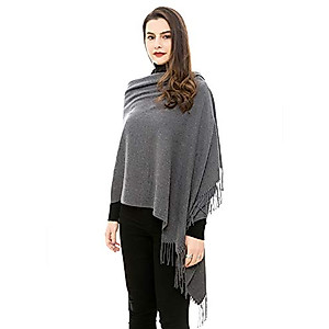 REEMONDE Womens Scarf Pashmina Shawls Wraps Stole for Evening Dress Wedding Bridal Bridesmaid Shawls