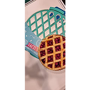 La Botica Makers, Lattice Pie Top Cutter, Decorative Diamond Shape 11.41 Inches, Easy Pies, DIY, Bakery Tools