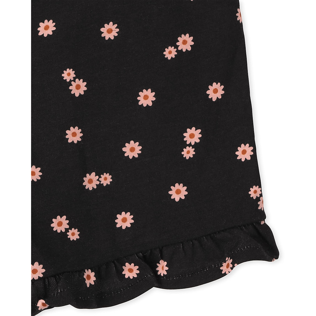 The Children's Place Baby 2 Pack and Toddler Girls Sleeveless Romper, Leopard/Daisy 2-Pack, 5T