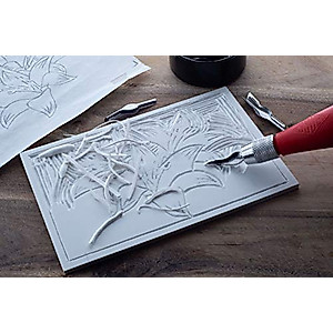 ESSDEE Mastercut Linoleum Carving Blocks - Stampmaking Printmaking Lino Carve - 100 x 100 x 4mm - Pack of 2