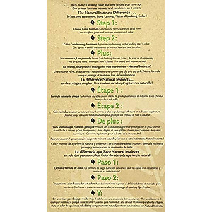 Clairol Natural Instincts Semi-Permanent Hair Dye for Men, M9 Light Brown Hair Color, Pack of 3