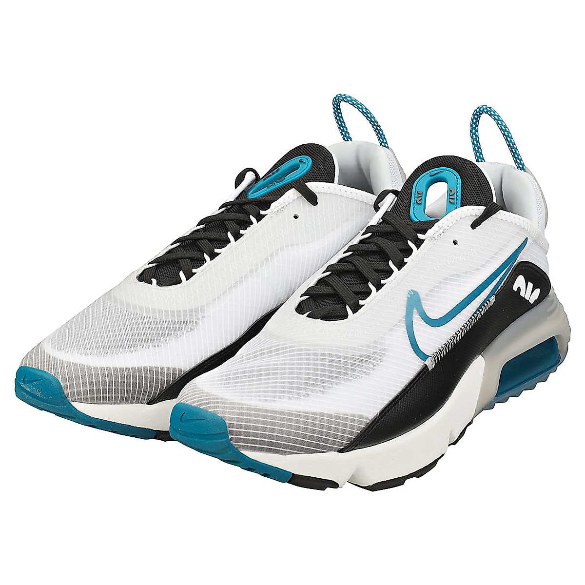 Nike Men's AIR MAX 2090 Running Shoe, White Green Abyss Black Pure Platinum Summit White Lt Smoke Grey, 14