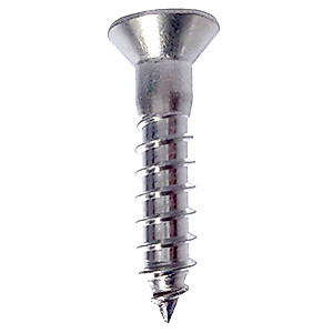 Wood Screws Stainless Steel Screws Flat Head Screw Set Woodworking Clamps Pocket Hole Screws Deck Screws Wood Door Small Screws Cabinet Screws #6 x 1-1/2" (25 Pcs) Super-Deals-Shop