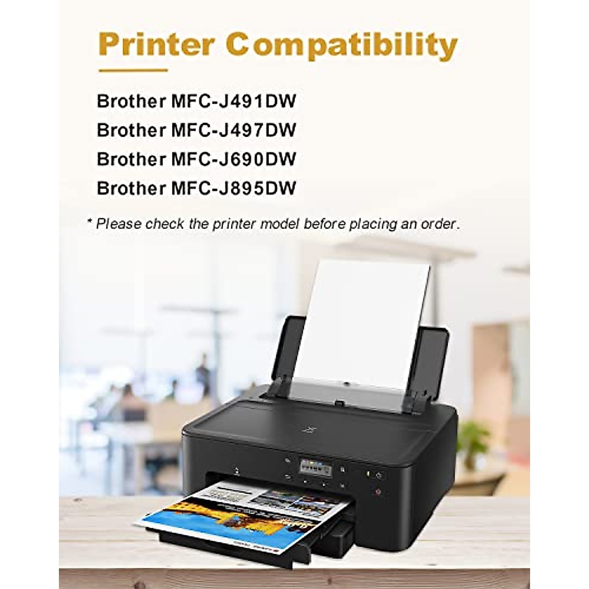 Intactech Compatible Ink Cartridges Replacement for Brother MFC-J491DW LC3013 XL LC3011 Ink Cartridges 2 Black BK High Yield Work with MFC-J491DW MFC-J497DW MFC-J690DW MFC-J895DW Inkjet Printer