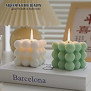 Bubble Cube Candle Gifts Pack,Scented Candles for Home Scented Home Decor,29 hrs Long Lasting,House Warming Gifts New Home