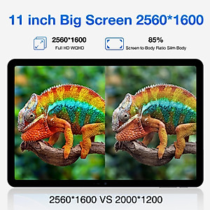 DOOGEE T30 PRO Tablet,11''2.5K Android Tablet, 15GB+256GB Android 13 Tablets, Octa-Core Gaming Tablet, 8580mAh,Hi-Res Quad Speakers, 20MP Camera, TÜV Low Bluelight, Split Screen Green