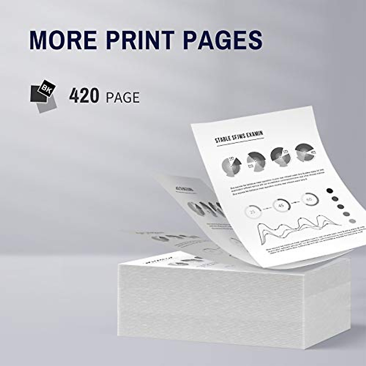 SAILNER 98 Black Ink Cartridge Remanufactured Ink Cartridges Replacement for HP 98 Black Ink Cartridge use with OfficeJet 100 150 DeskJet 5940 Photosmart 2570 2575 8050 Printer (2 Pack) C9364WN 98