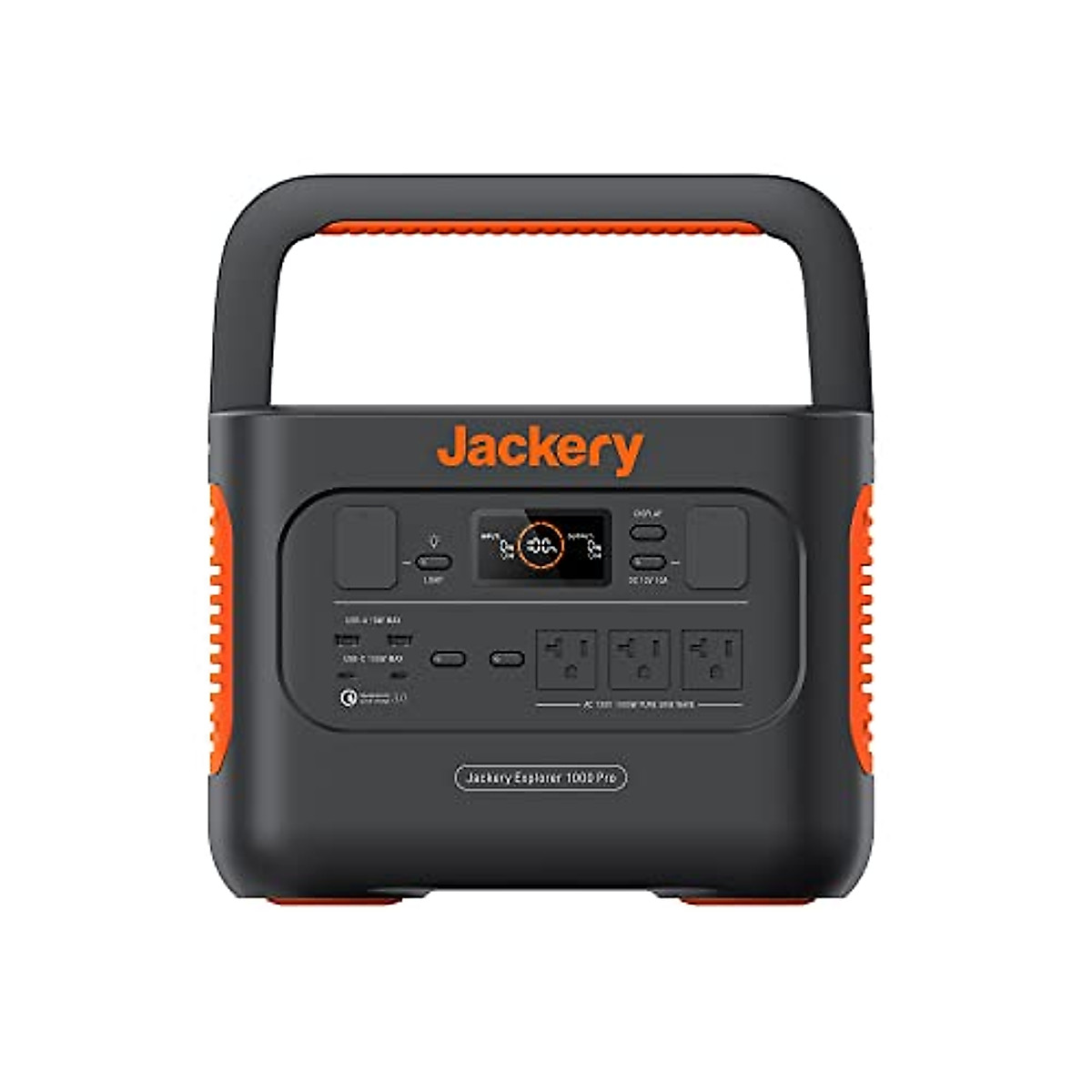 Jackery Explorer 1000 Pro Portable Power Station, Solar Generator with 1002Wh, 2x100W PD Ports, 1.8H to Full Charge, Compatible with SolarSagas, for Outdoor RV, Camping, Emergencies (Renewed)